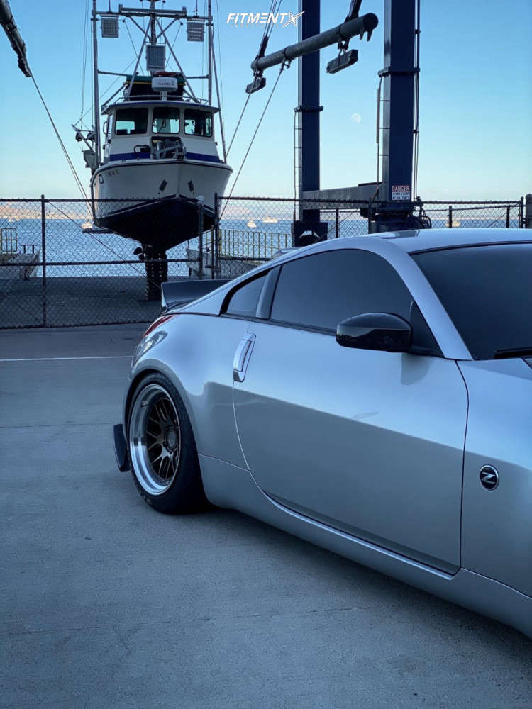 2003 Nissan 350Z Base with 18x9.5 Aodhan Ds06 and Hankook 255x40 on ...