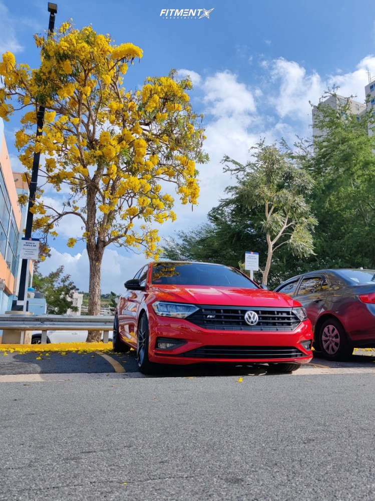 2019 Volkswagen Jetta R-Line with 19x8.5 Niche Vosso and Petlas 225x40 ...
