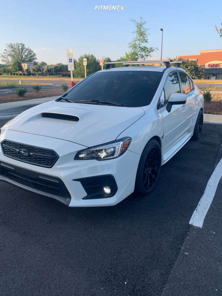 2018 Subaru WRX Limited with 18x9.5 Anovia Night and Continental 265x35 ...