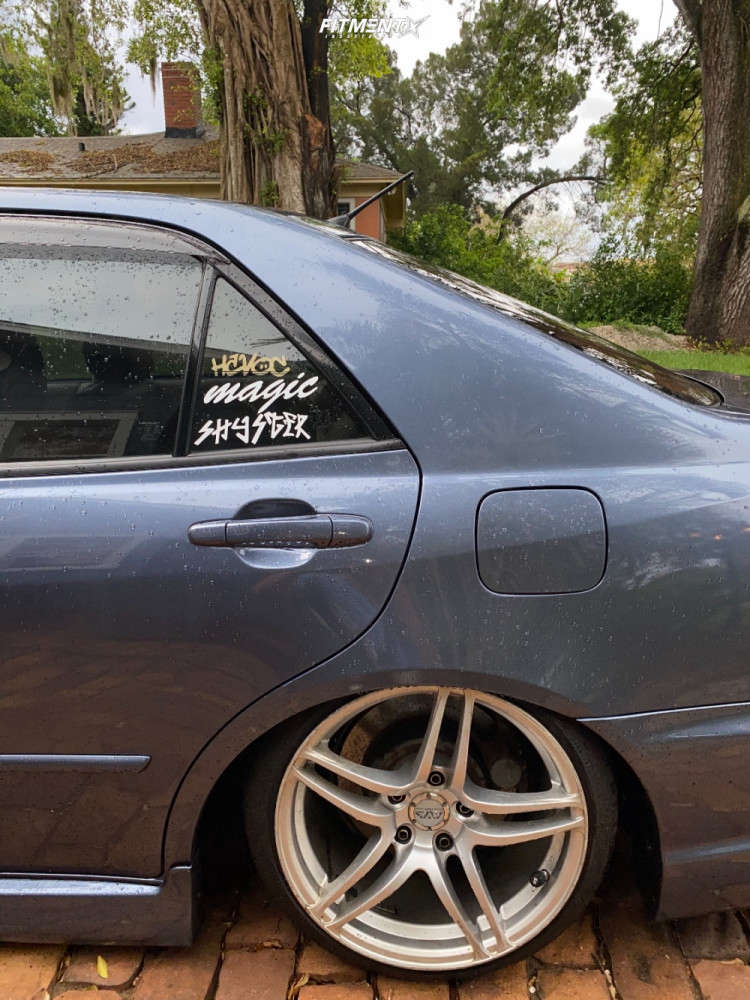 2005 Lexus IS300 Base with 17x9 Advan AVS Model V and Accelera 205x40 ...