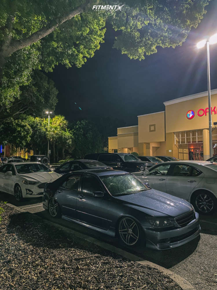 2005 Lexus IS300 Base with 17x9 Advan AVS Model V and Accelera 205x40 ...