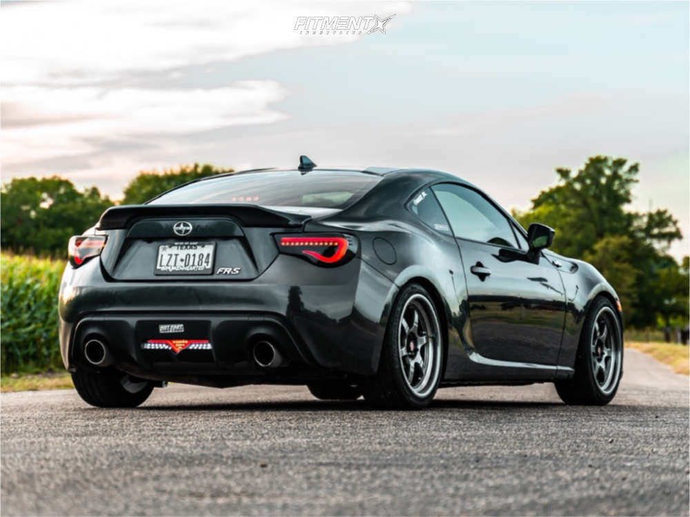 2016 Scion FR-S Base with 18x8.5 Aodhan Ah08 and Firestone 225x40 on ...
