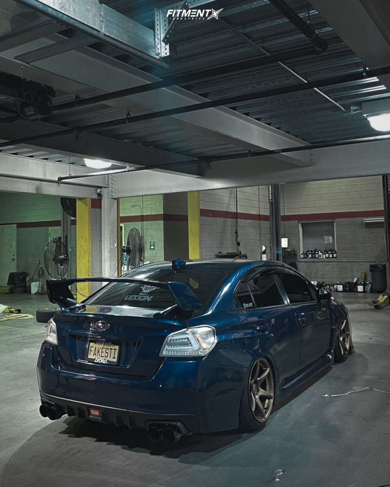 2017 Subaru WRX Premium with 18x9.5 Kansei Tandem and Nankang 215x40 on ...