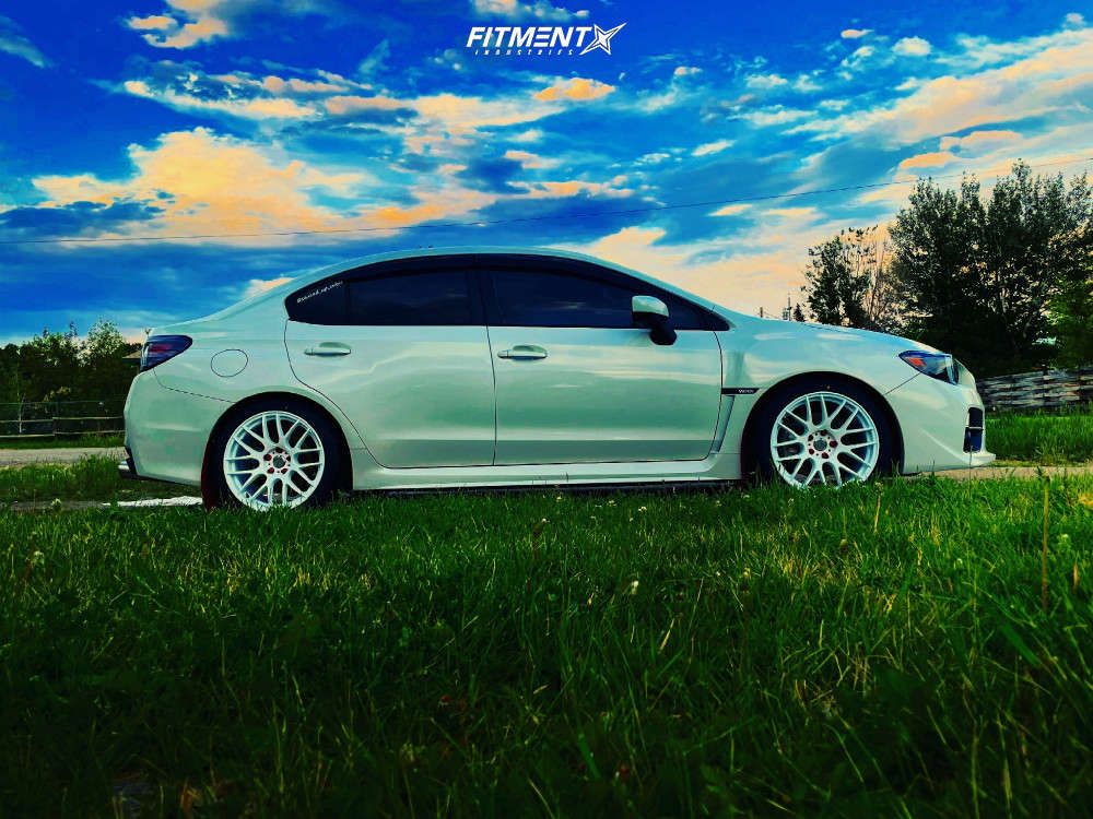 2017 Subaru WRX Premium with 18x9.5 Work Emotion M8r and Falken 255x35 ...