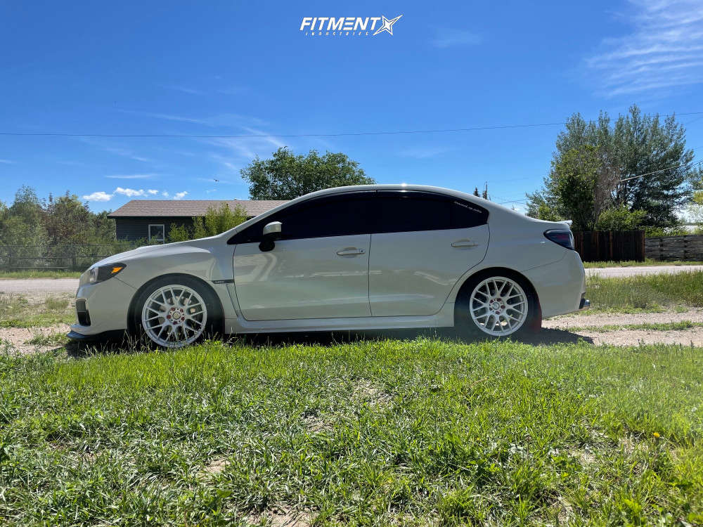 2017 Subaru WRX Premium with 18x9.5 Work Emotion M8r and Falken 255x35 ...