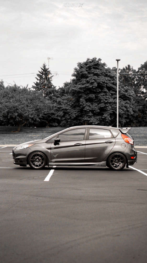 2017 Ford Fiesta ST with 17x8 Rota Titan and Firestone 205x45 on ...