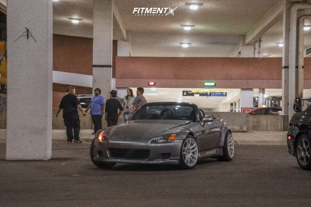 2000 Honda S2000 Base with 18x9.5 Work Emotion Cr Kiwami and Advanta ...