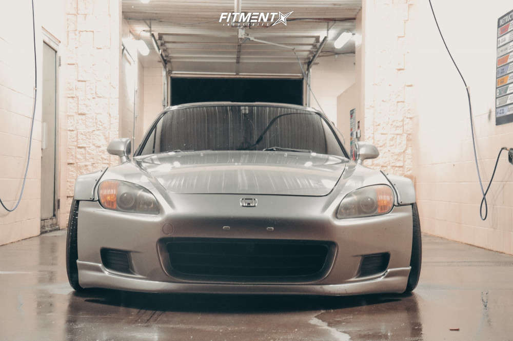 2000 Honda S2000 Base with 18x9.5 Work Emotion Cr Kiwami and Advanta ...