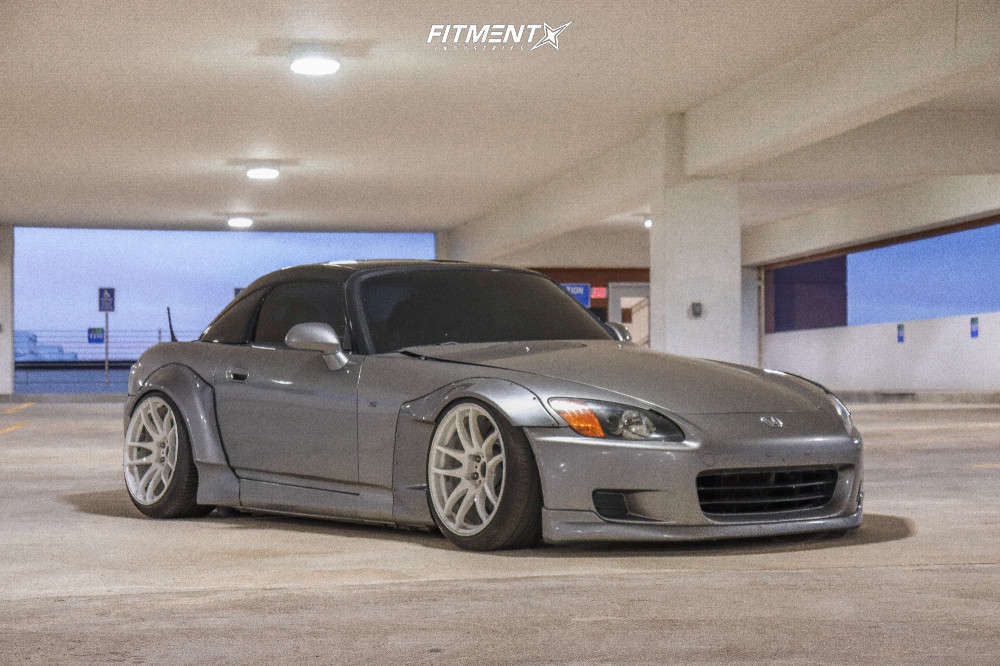 2000 Honda S2000 Base with 18x9.5 Work Emotion Cr Kiwami and Advanta ...