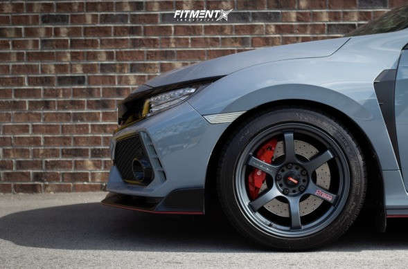 2019 Honda Civic Type R with 18x9.5 Gram Lights 57dr and Michelin ...