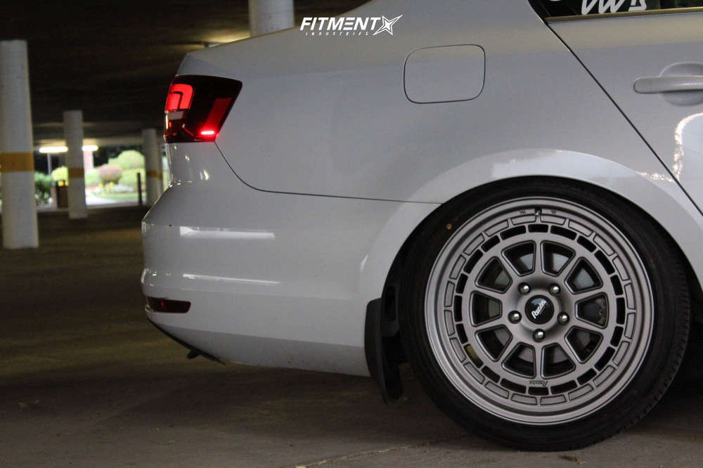 2017 Volkswagen Jetta S with 18x8.5 Revolve Apvd No 0119 and Yokohama ...