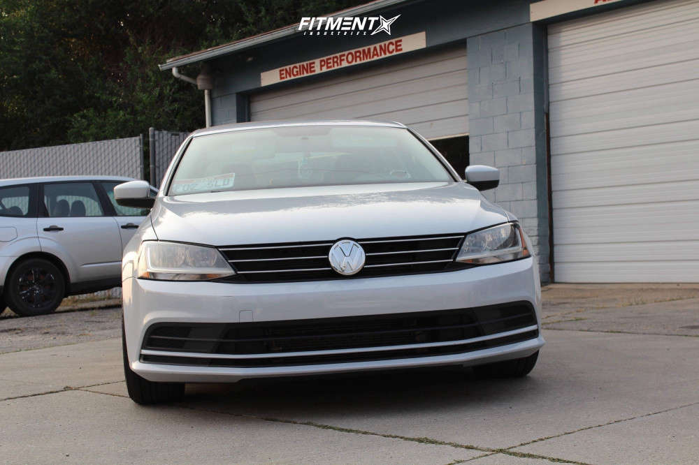 2017 Volkswagen Jetta S with 18x8.5 Revolve Apvd No 0119 and Yokohama ...