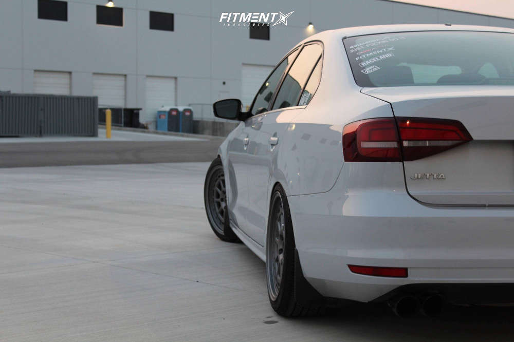 2017 Volkswagen Jetta S with 18x8.5 Revolve Apvd No 0119 and Yokohama ...