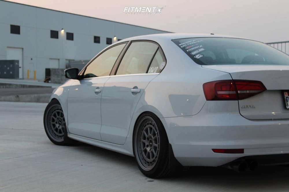 2017 Volkswagen Jetta S with 18x8.5 Revolve Apvd No 0119 and Yokohama ...