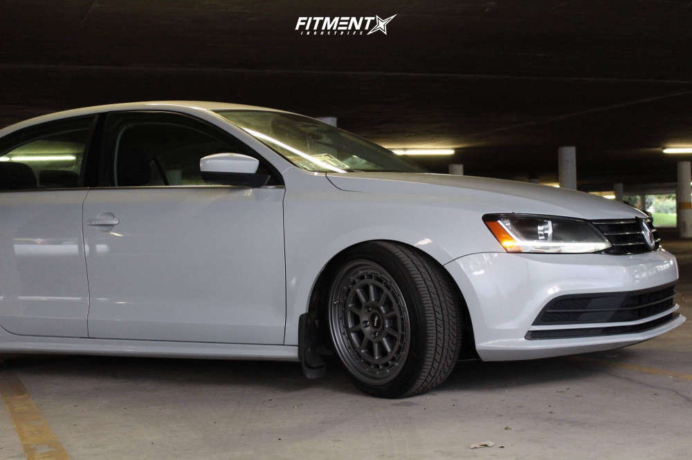 2017 Volkswagen Jetta S with 18x8.5 Revolve Apvd No 0119 and Yokohama ...