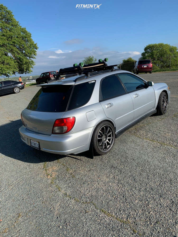 2002 Subaru WRX WRX with 18x9.5 Bavar Racing Bvr02 and Federal 245x35 ...