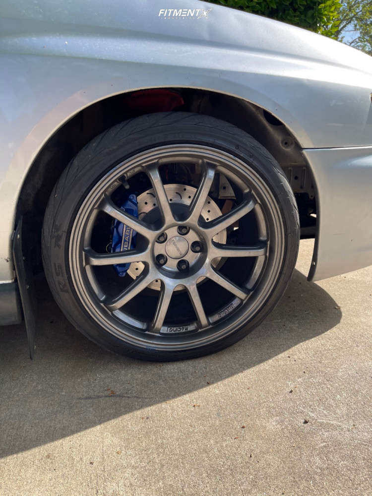 2002 Subaru WRX WRX with 18x9.5 Bavar Racing Bvr02 and Federal 245x35 ...