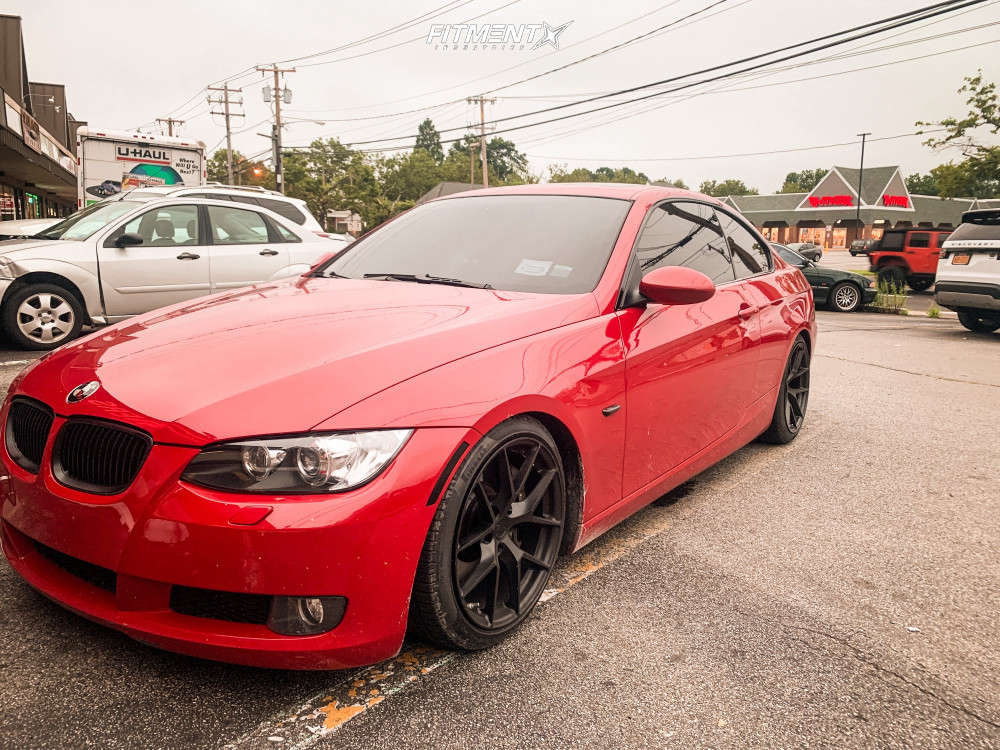 2007 BMW 335i Base with 18x8.5 Aodhan Aff7 and Pirelli 225x40 on ...