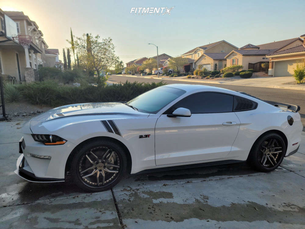 2019 Ford Mustang EcoBoost with 20x9 Niche Methos and Continental ...