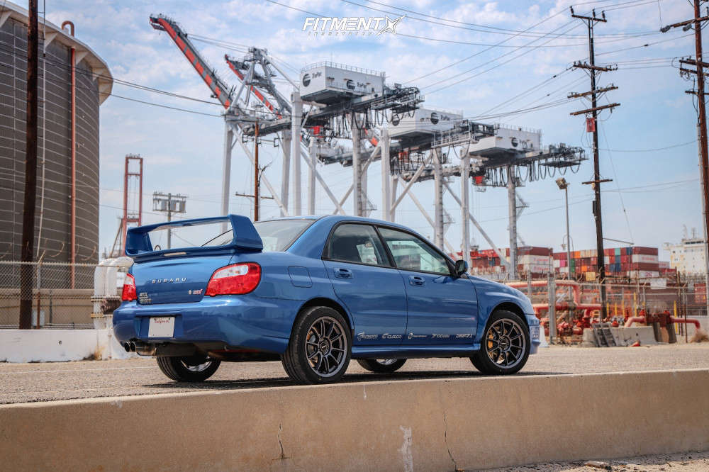 2004 Subaru WRX STI Base with 17x8 Drifz 317SG and Yokohama 225x40 on ...