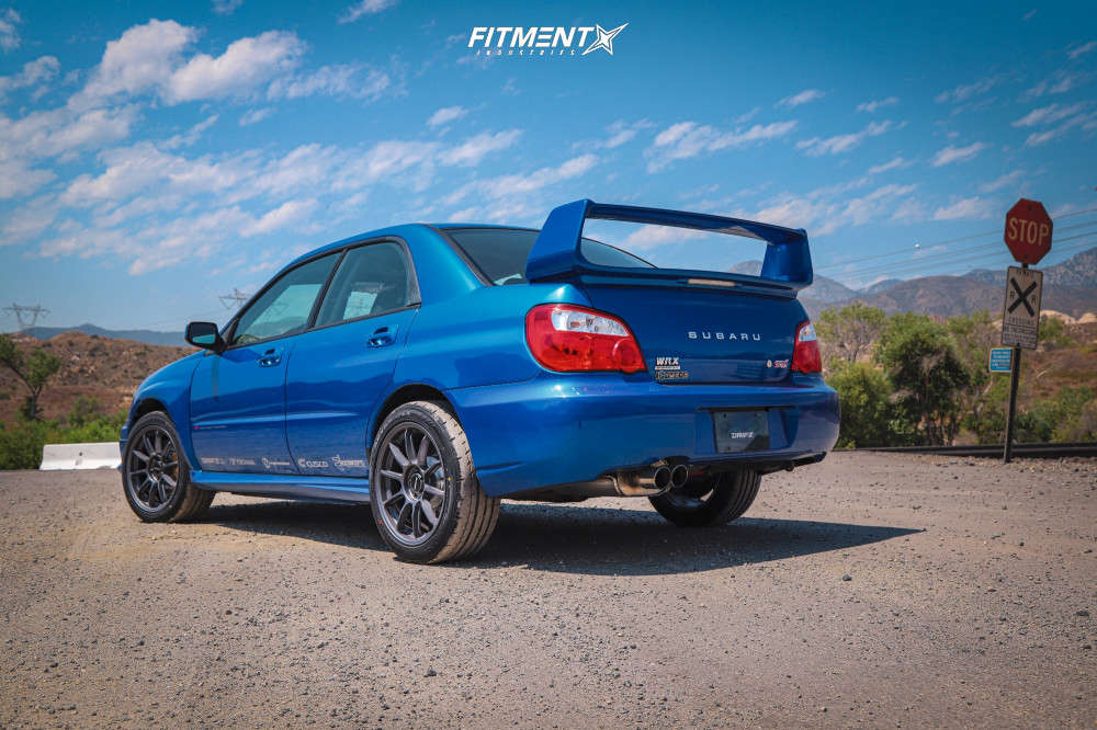 2004 Subaru WRX STI Base with 17x8 Drifz 317SG and Yokohama 225x40 on ...