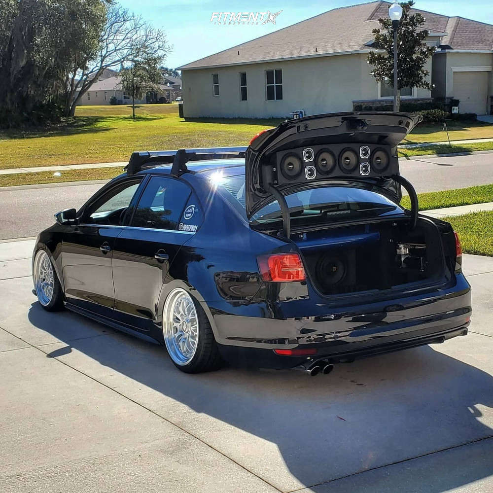 2015 Volkswagen Jetta GLI SEL with 18x9.5 Rotiform Lsr and Nankang ...