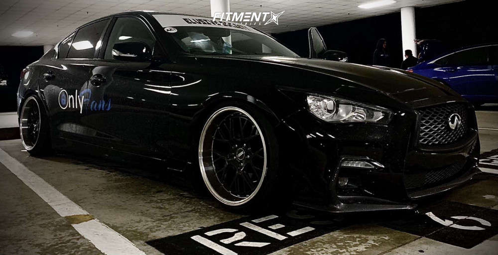 2016 INFINITI Q50 Premium with 19x10.5 ESR Cs11 and Toyo Tires 225x35 ...