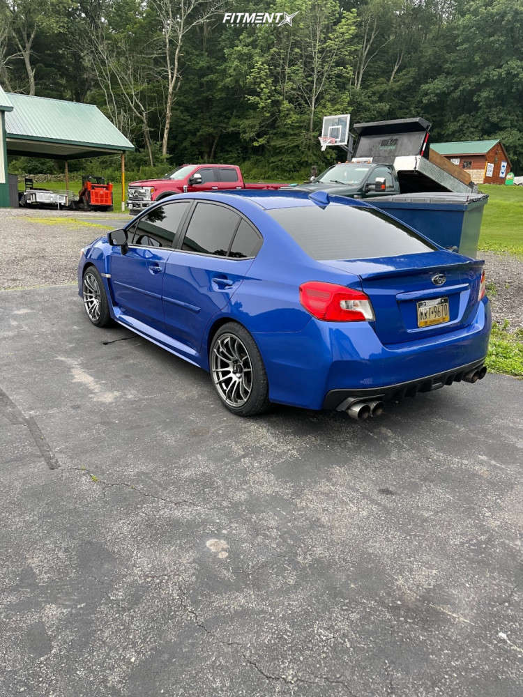 2015 Subaru WRX Limited with 18x9.5 AVID1 AV20 and Vercelli 245x45 on ...