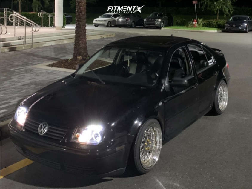 2001 Volkswagen Jetta GLS with 18x9.5 Aodhan Ds03 and Vercelli 215x40 ...