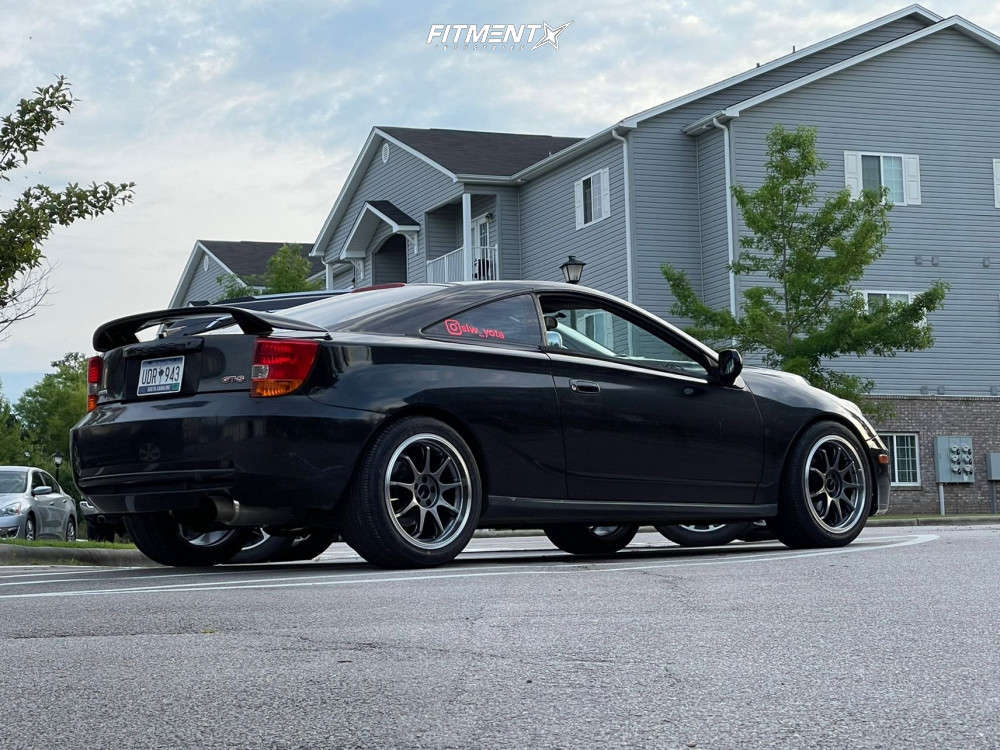 2000 Toyota Celica GTS with 17x9 Enkei Tenjin and Yokohama 255x40 on ...
