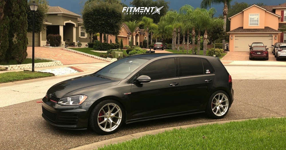 2016 Volkswagen GTI SE with 18x8.5 Aodhan Aff7 and Firestone 235x40 on ...