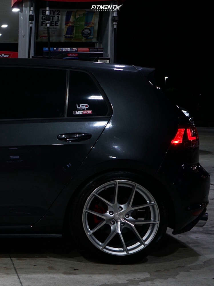 2016 Volkswagen GTI SE with 18x8.5 Aodhan Aff7 and Firestone 235x40 on ...