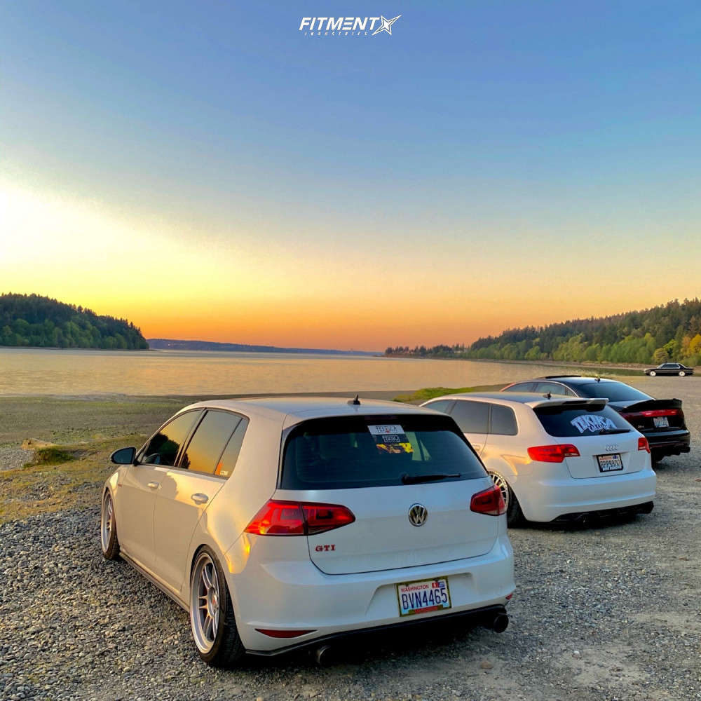 2017 Volkswagen GTI SE with 18x9 Enkei Rpf1 and Nitto 225x40 on ...