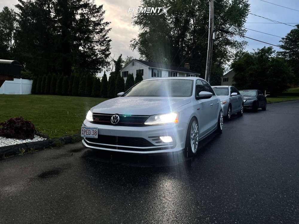 2017 Volkswagen Jetta GLI with 18x8.5 Rotiform Rse and Goodyear 215x40 ...