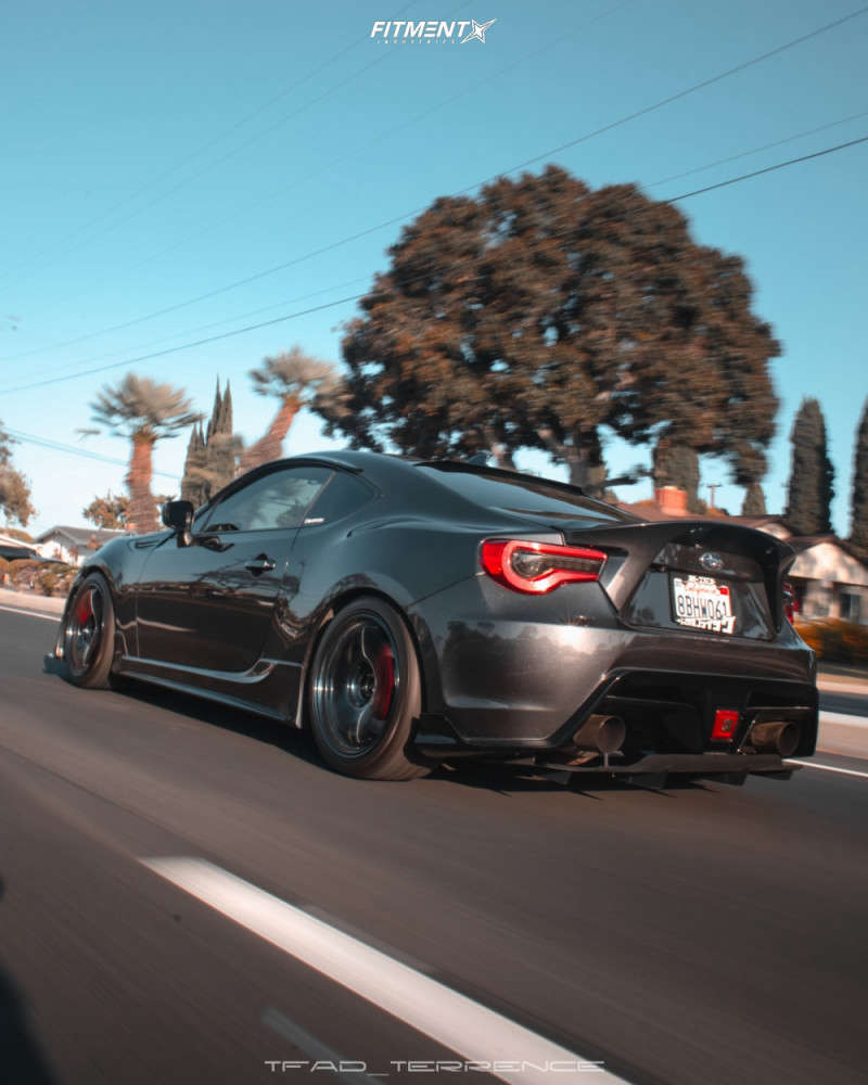 2017 Subaru BRZ Limited Performance with 18x9.5 Volk Te37 Saga and ...