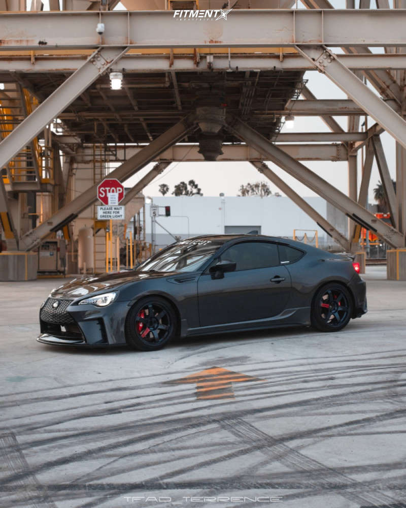 2017 Subaru BRZ Limited Performance with 18x9.5 Volk Te37 Saga and ...