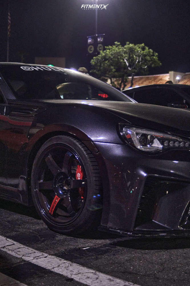 2017 Subaru BRZ Limited Performance with 18x9.5 Volk Te37 Saga and Hankook 255x35 on Coilovers ...