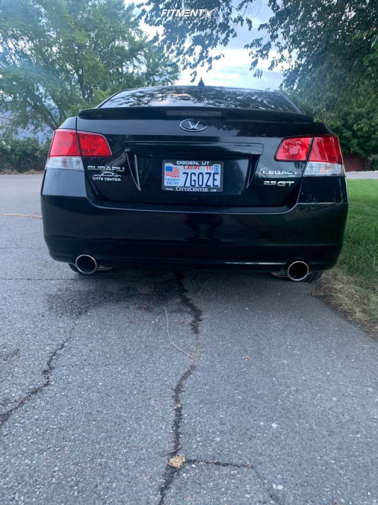 2012 Subaru Legacy 2.5GT with 18x8.5 Ruff Speedster and Goodyear 245x45 ...