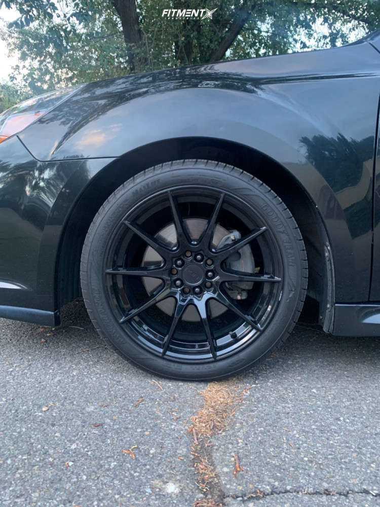 2012 Subaru Legacy 2.5GT with 18x8.5 Ruff Speedster and Goodyear 245x45 ...