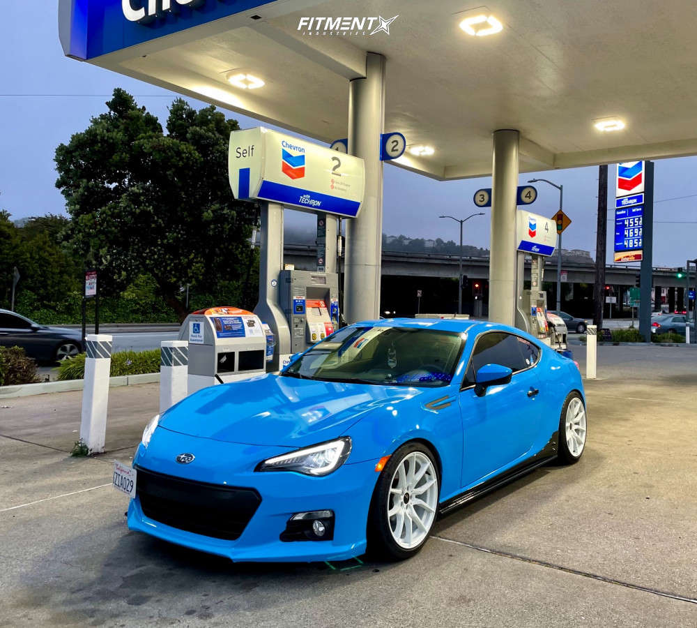 2013 Subaru BRZ Premium with 18x9.5 Option Lab R716 and Michelin 255x35 on Coilovers | 1789400 ...