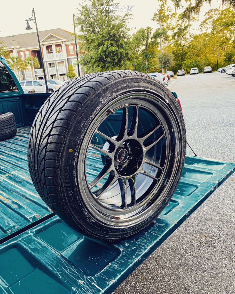 2013 Nissan 370Z Touring with 18x10.5 Enkei RPF1 and Achilles 275x35 on ...