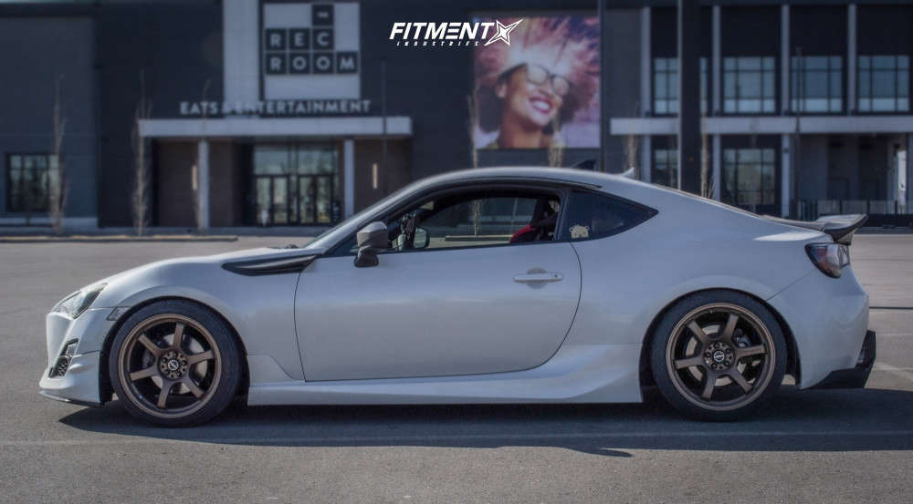 2013 Scion FR-S Base with 18x9.5 Gram Lights 57dr and Firestone 245x35 ...