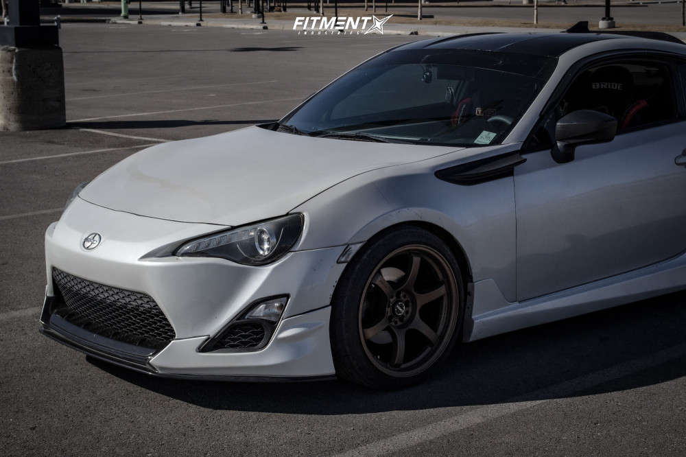 2013 Scion FR-S Base with 18x9.5 Gram Lights 57dr and Firestone 245x35 ...