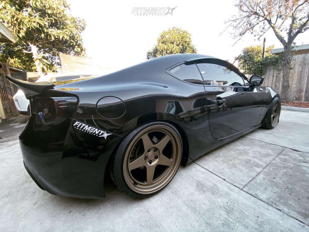 2016 Scion FR-S Base with 18x9.5 Kansei Knp and Michelin 225x35 on Air ...