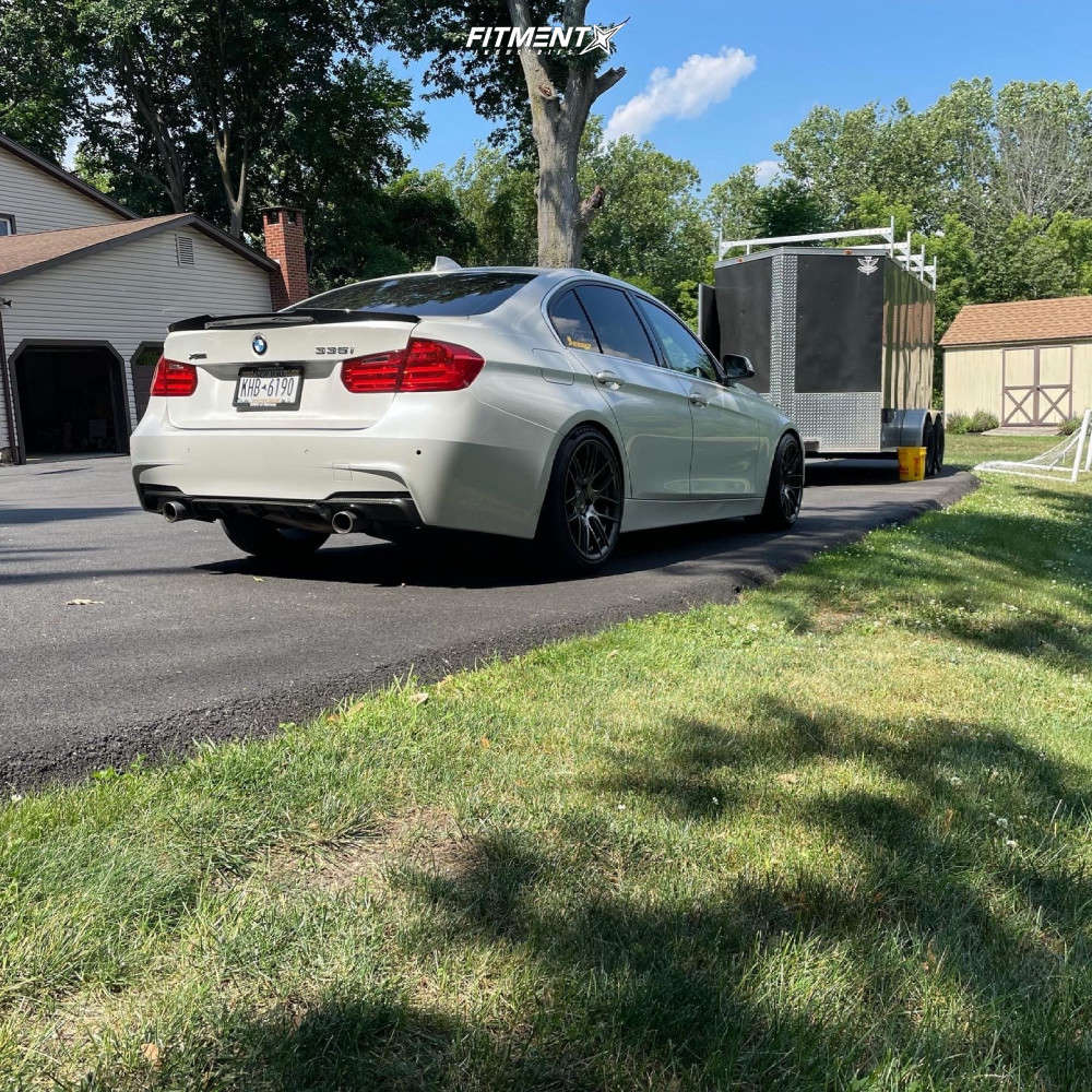 2015 BMW 335i XDrive Base with 18x9.5 Aodhan Ah-x and Dunlop 245x40 on ...
