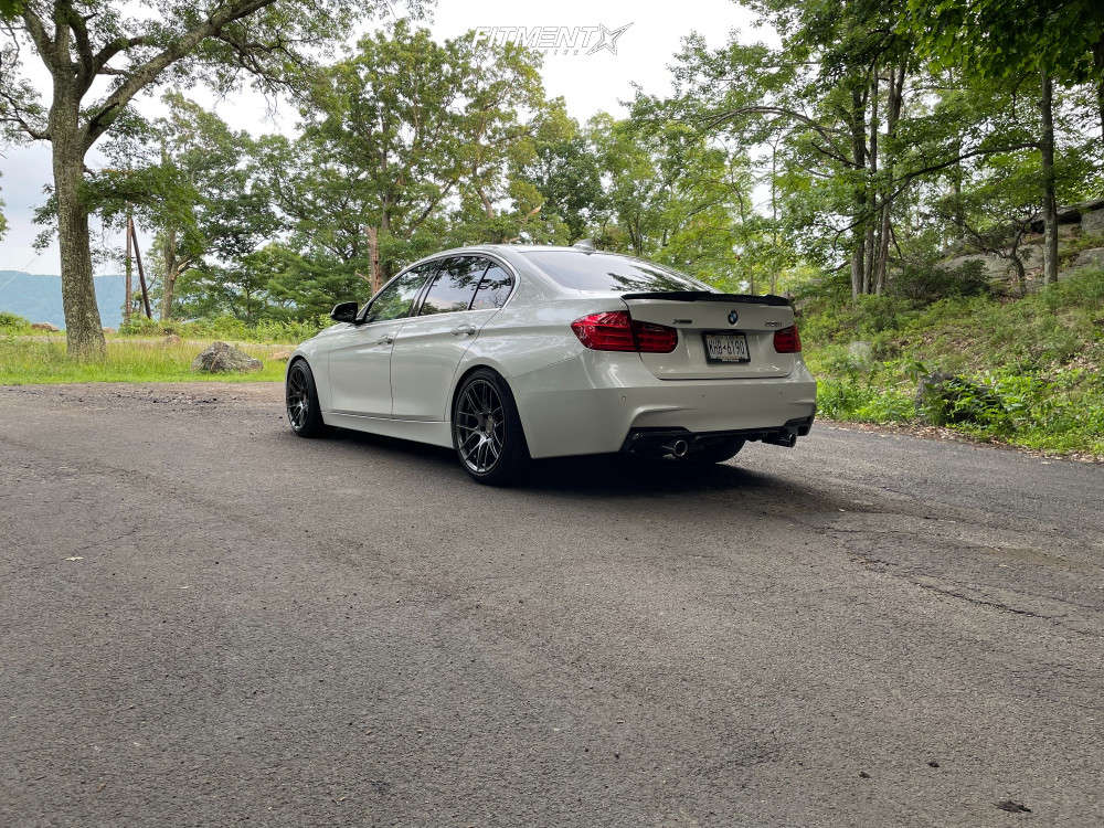 2015 BMW 335i XDrive Base with 18x9.5 Aodhan Ah-x and Dunlop 245x40 on ...