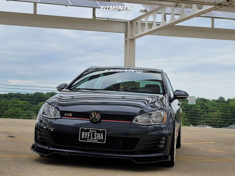 2015 Volkswagen GTI Autobahn with 19x8.5 Rotiform Kps and Achilles ...