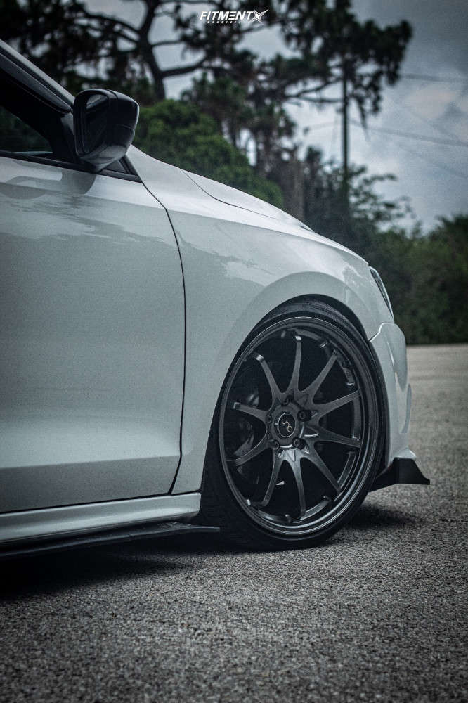 2016 Volkswagen Jetta Sport with 18x8.5 JNC Jnc006 and Lionhart 215x35 ...