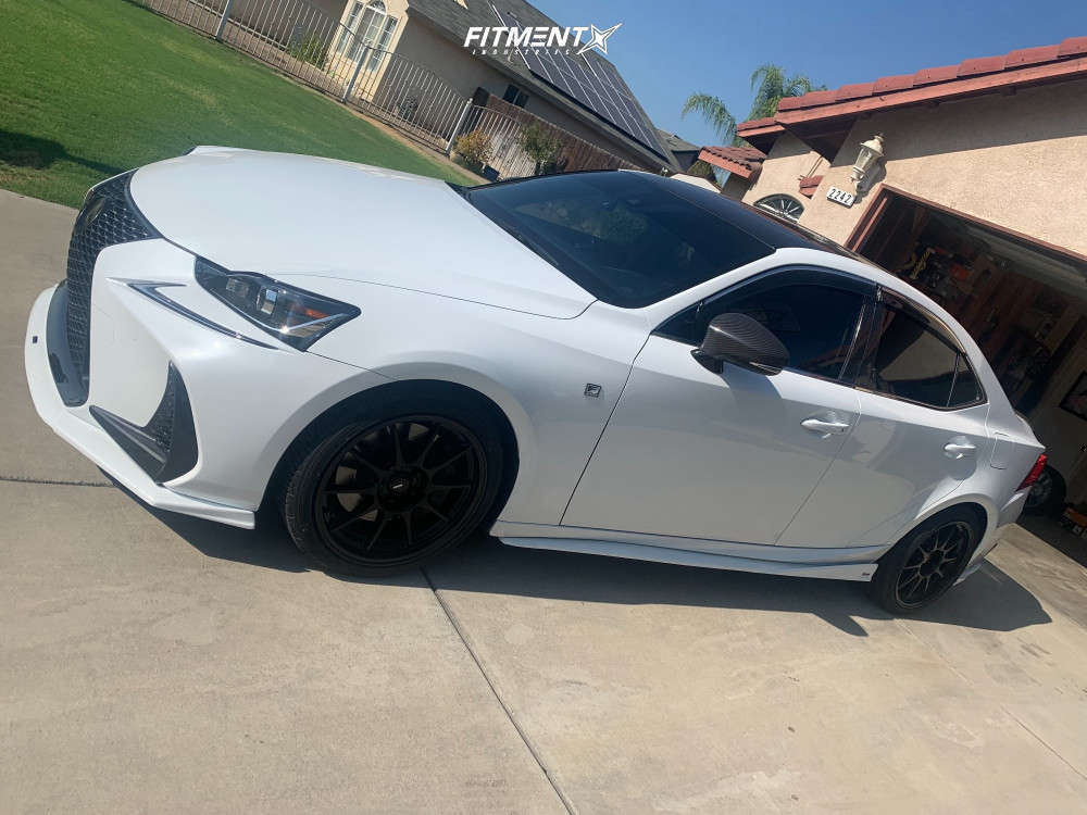 2020 Lexus IS350 F Sport with 18x8.5 Konig Dekagram and Yokohama 225x30 ...
