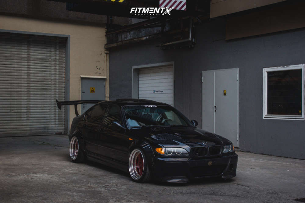 2003 BMW 330i Base with 18x10.5 OZ Racing Futura and Hankook 215x35 on ...